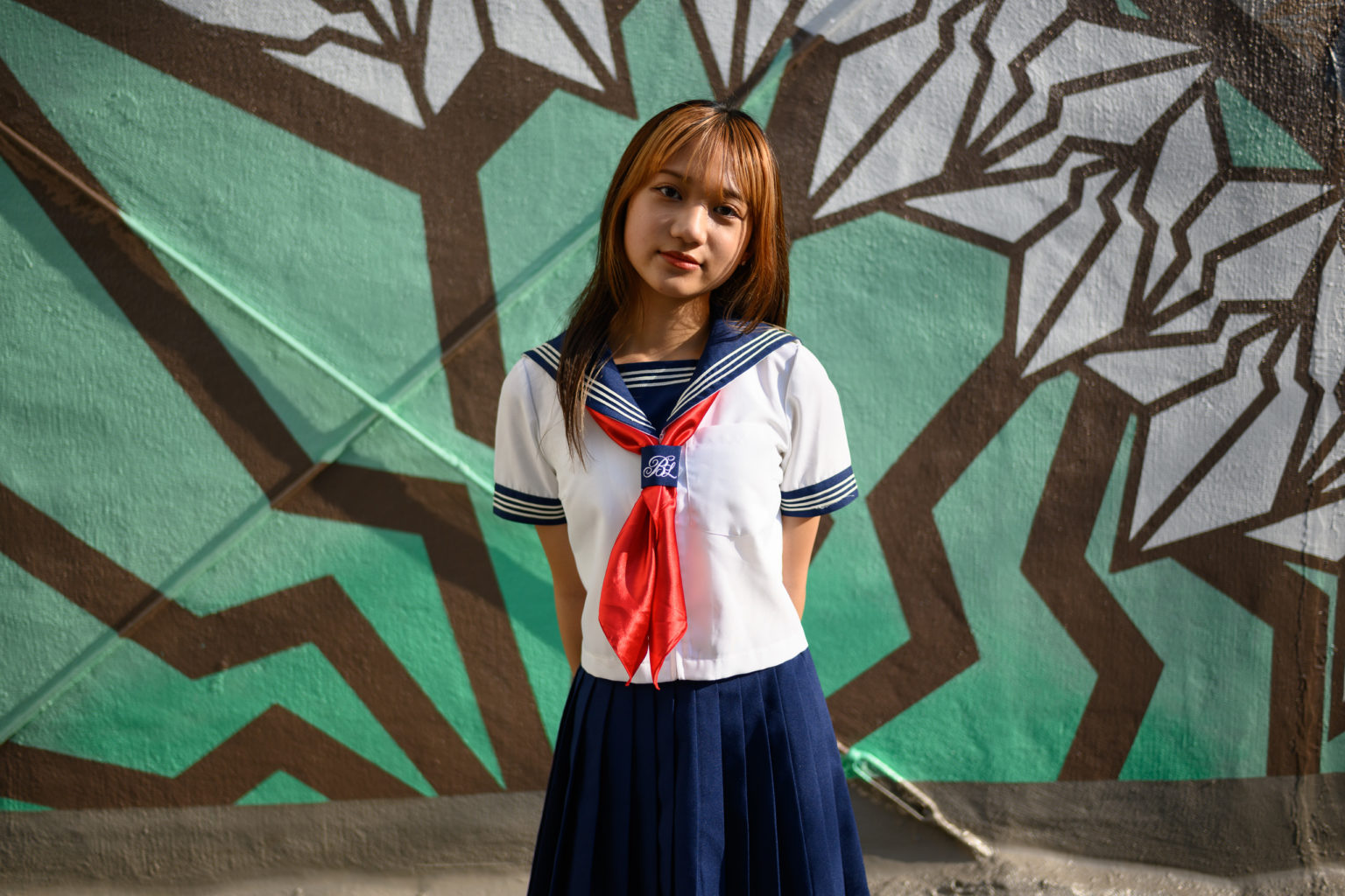 作例多数：NIKKOR 28mm f/1.4Eでポートレート：セーラー服美少女を撮影 | ヨシピク